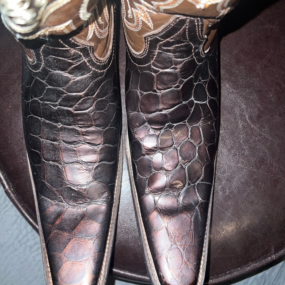 El General 1901 Cowboy Western Mexico Boots Mens Us S… - Gem